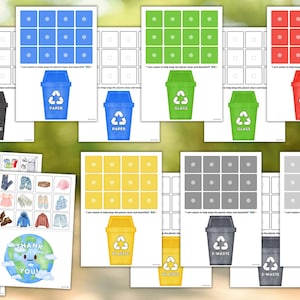 Waste Sorting Busy Book: Printable Recycling Game (PDF) - Etsy