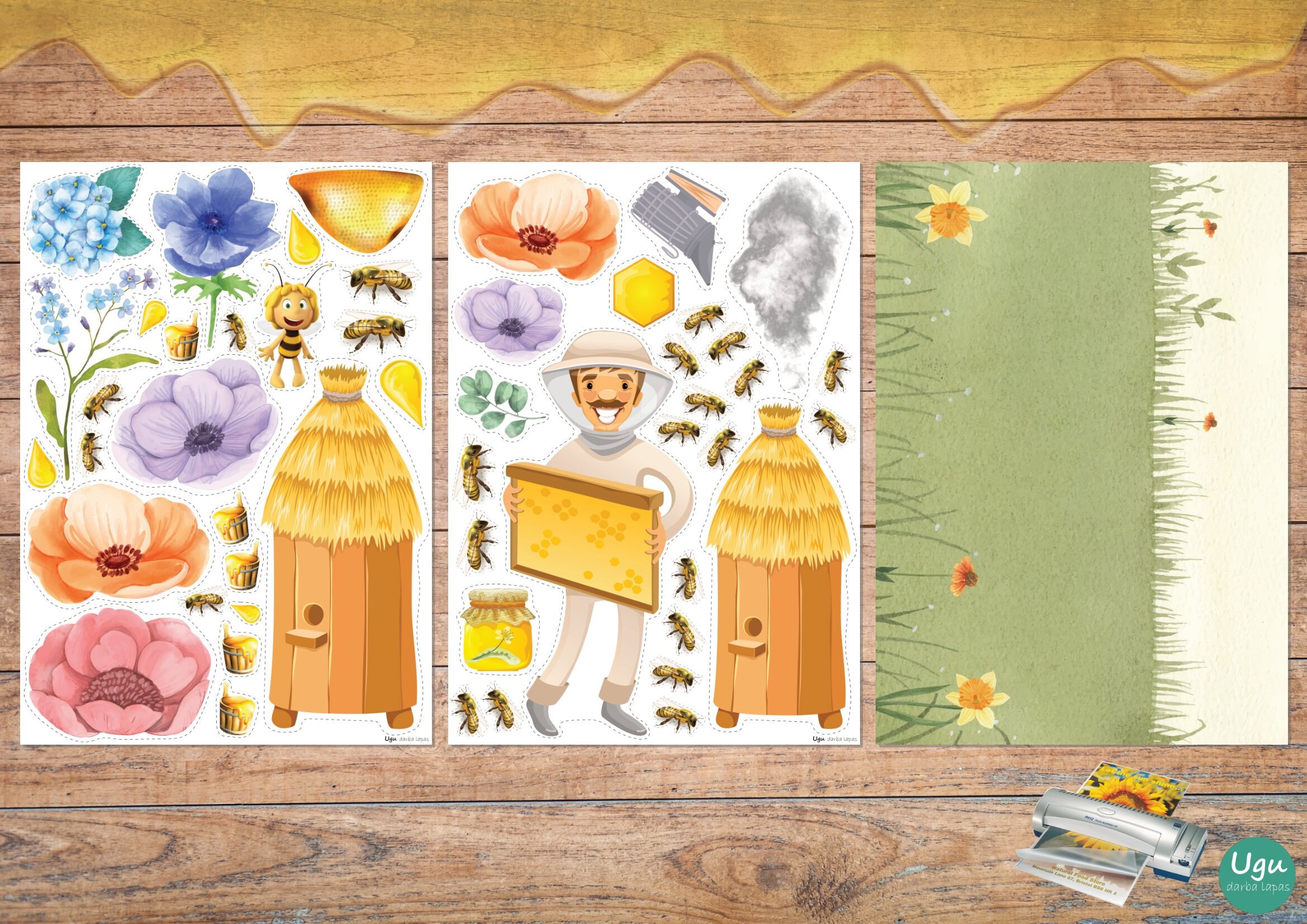 Honey Bees,bee Keeper,honey Bee Game,honey Bee Printables,nature Unit ...