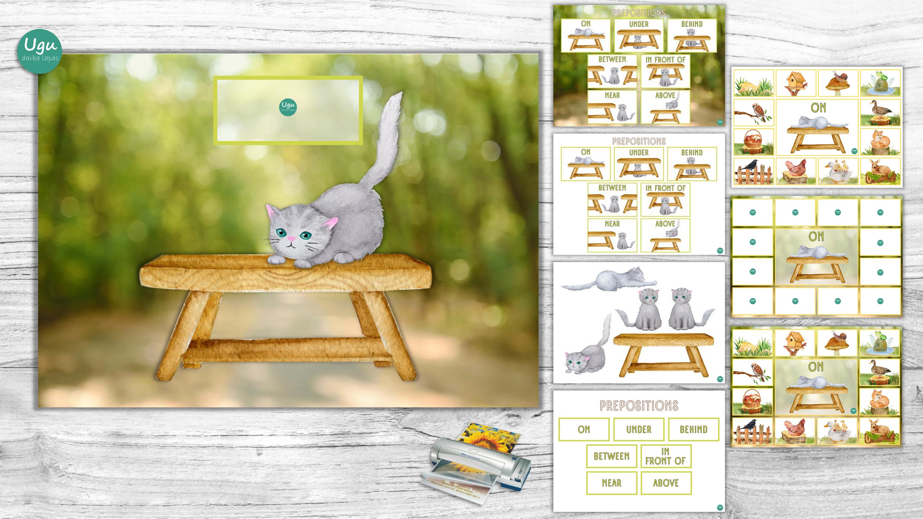 Positional Words Game Interactive Preposition Activity, Prepositions ...