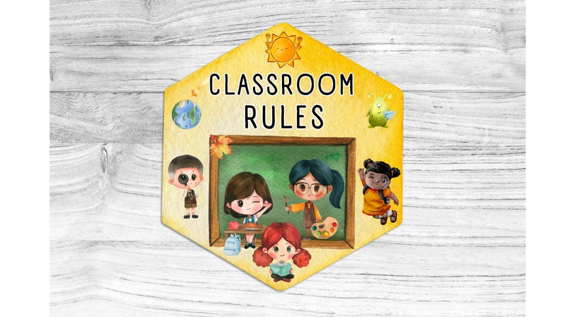 Classroom Rules Posters, Class Expectations, Bulletin Board ...