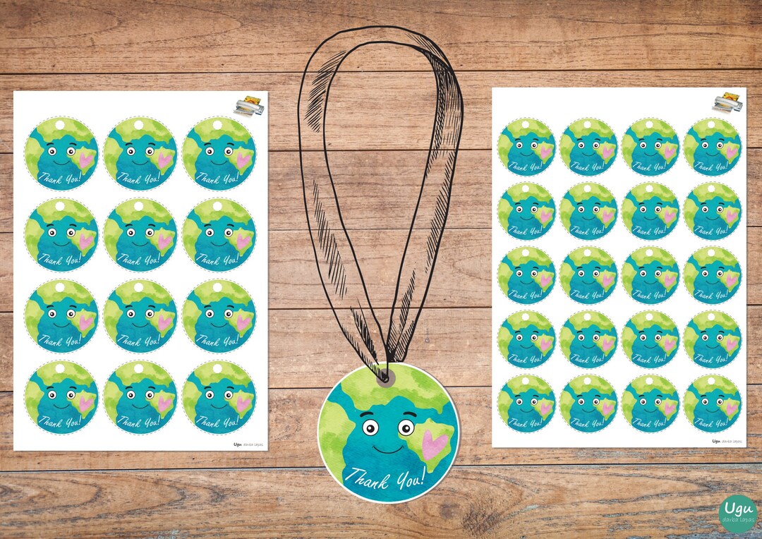 Medals,earth Day,world Environment Day,printable Medal,award Medal ...