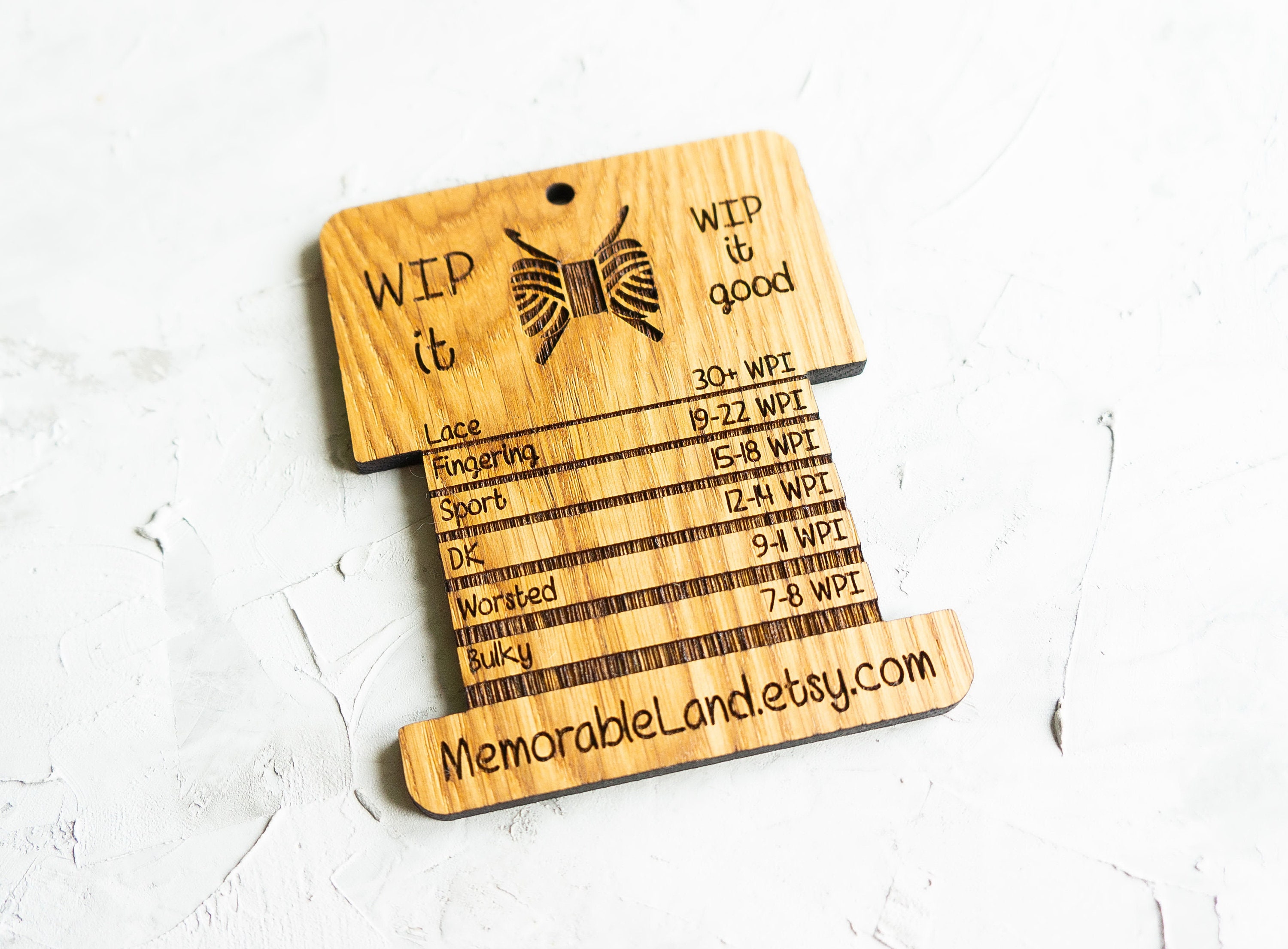 Spinners Control Tool WPI wraps per Inch Ruler Wood - Etsy