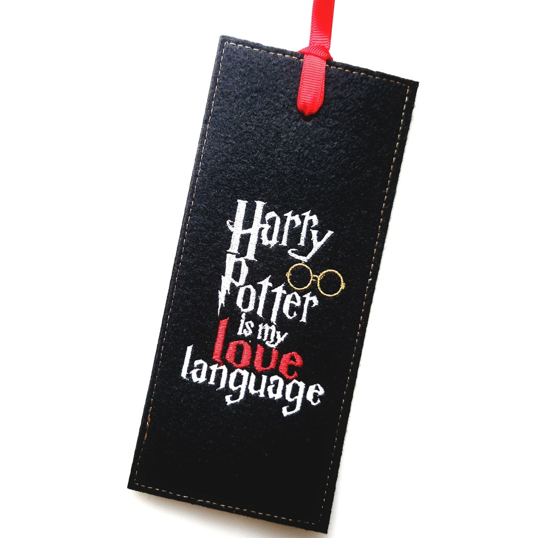 Handmade WIZARD "love Language" Bookmark, Bookmark, Page Saver, Book ...