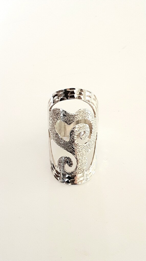 Vintage sterling full finger - Gem