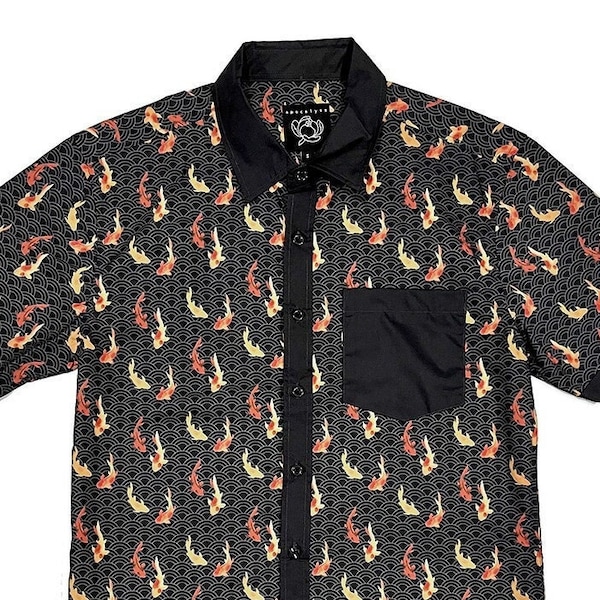 Fish Button up Shirt - Etsy