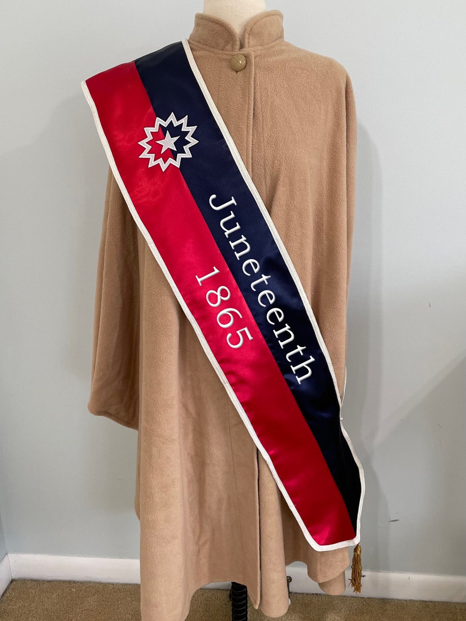 Juneteenth Freedom Flag Sash - Etsy