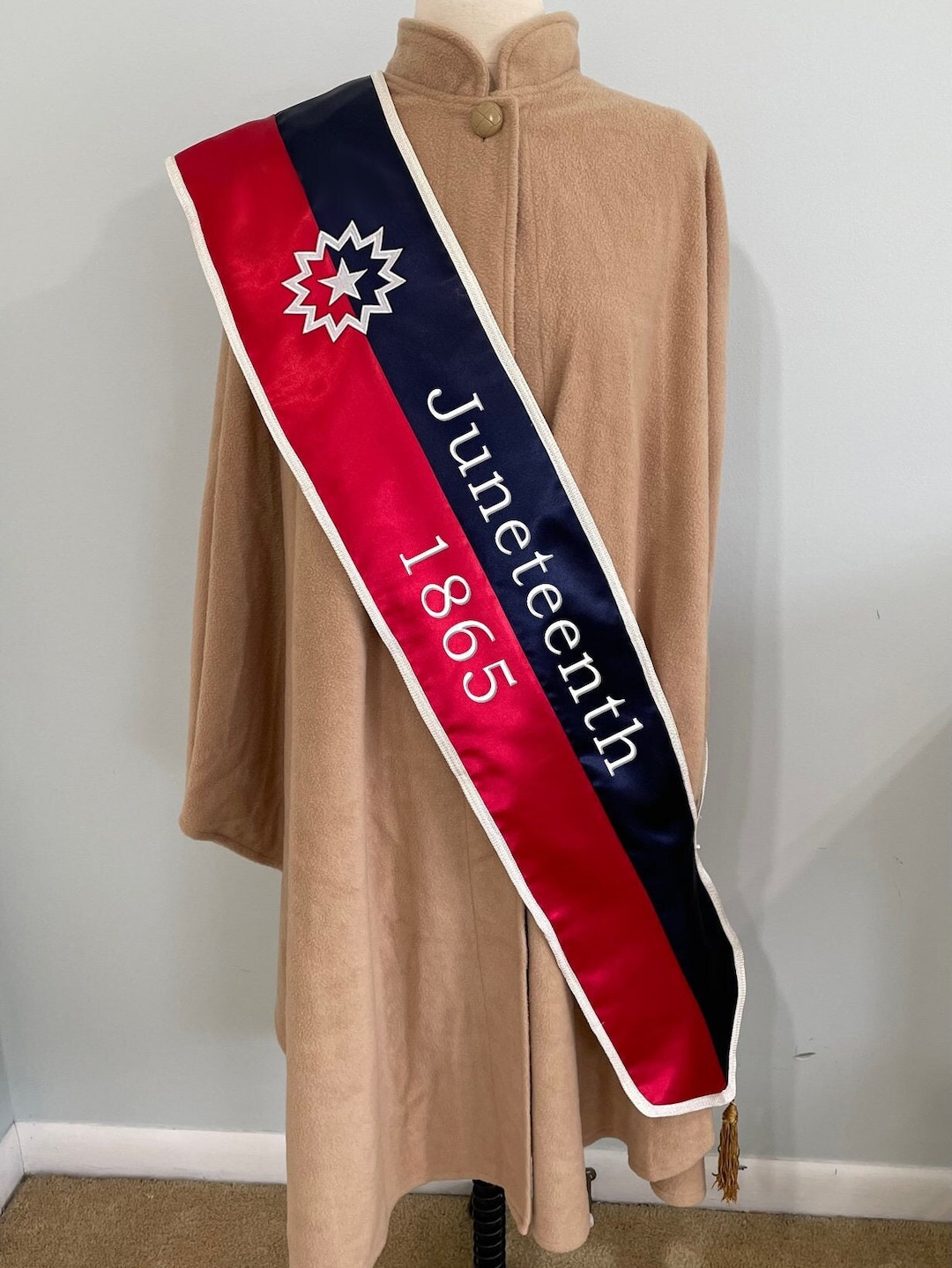 Juneteenth Freedom Flag Sash - Etsy