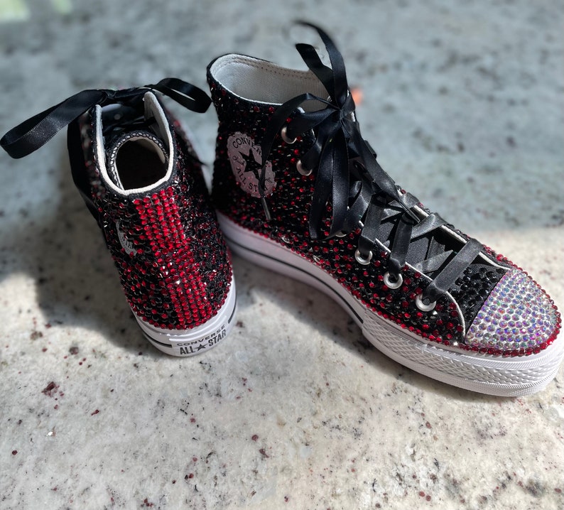 Converse Completely Covered Crystal Bling - Etsy