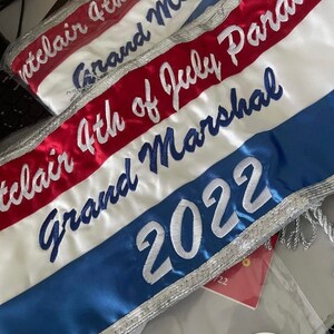 4th of July American Flag Sash - Etsy