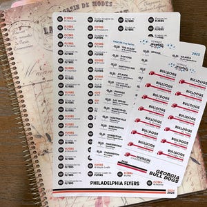 2026 Baseball Schedule Planner | Calendar Stickers: Regular Season ...