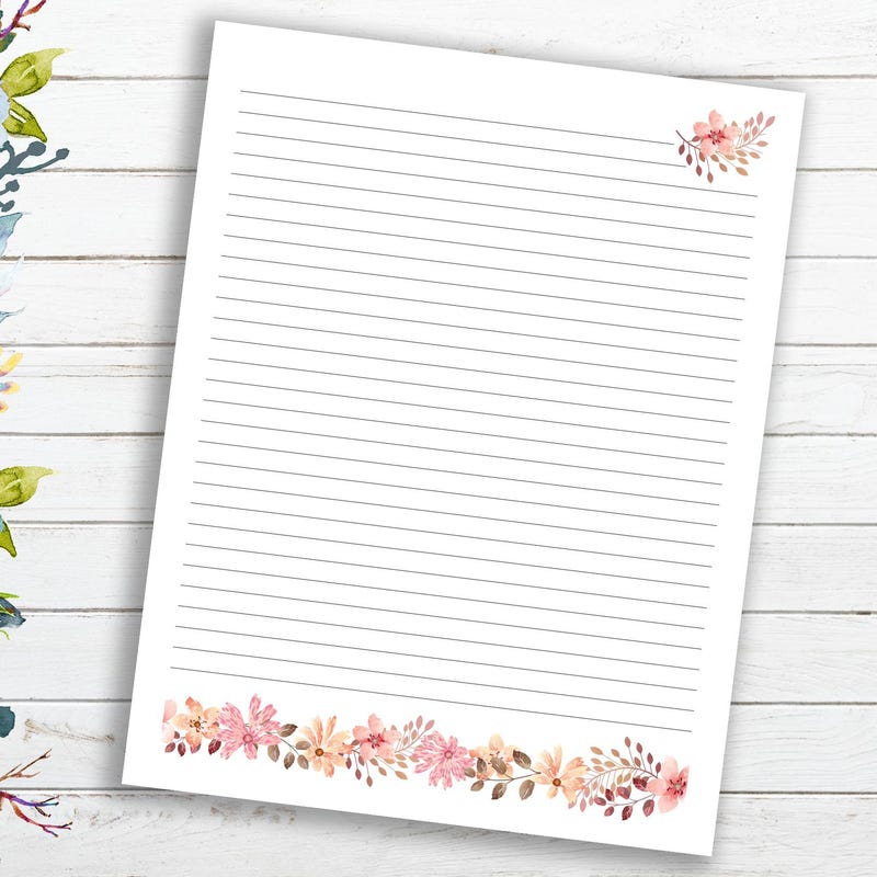 Lined Paper Big Notebook - Etsy