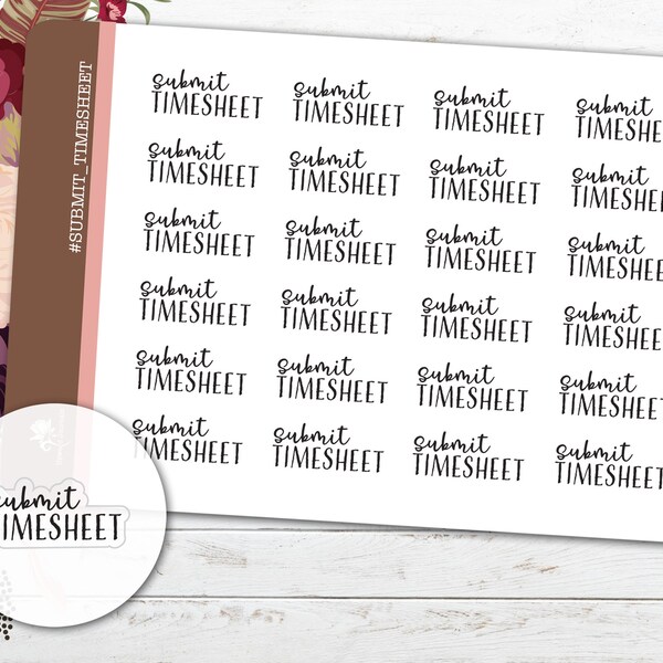 Timesheet - Etsy