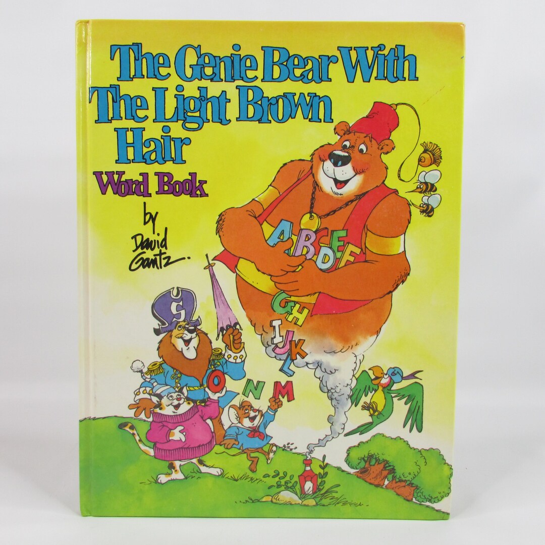 The Genie Bear With the Light Brown Hair WORD BOOK by David Gantz ...