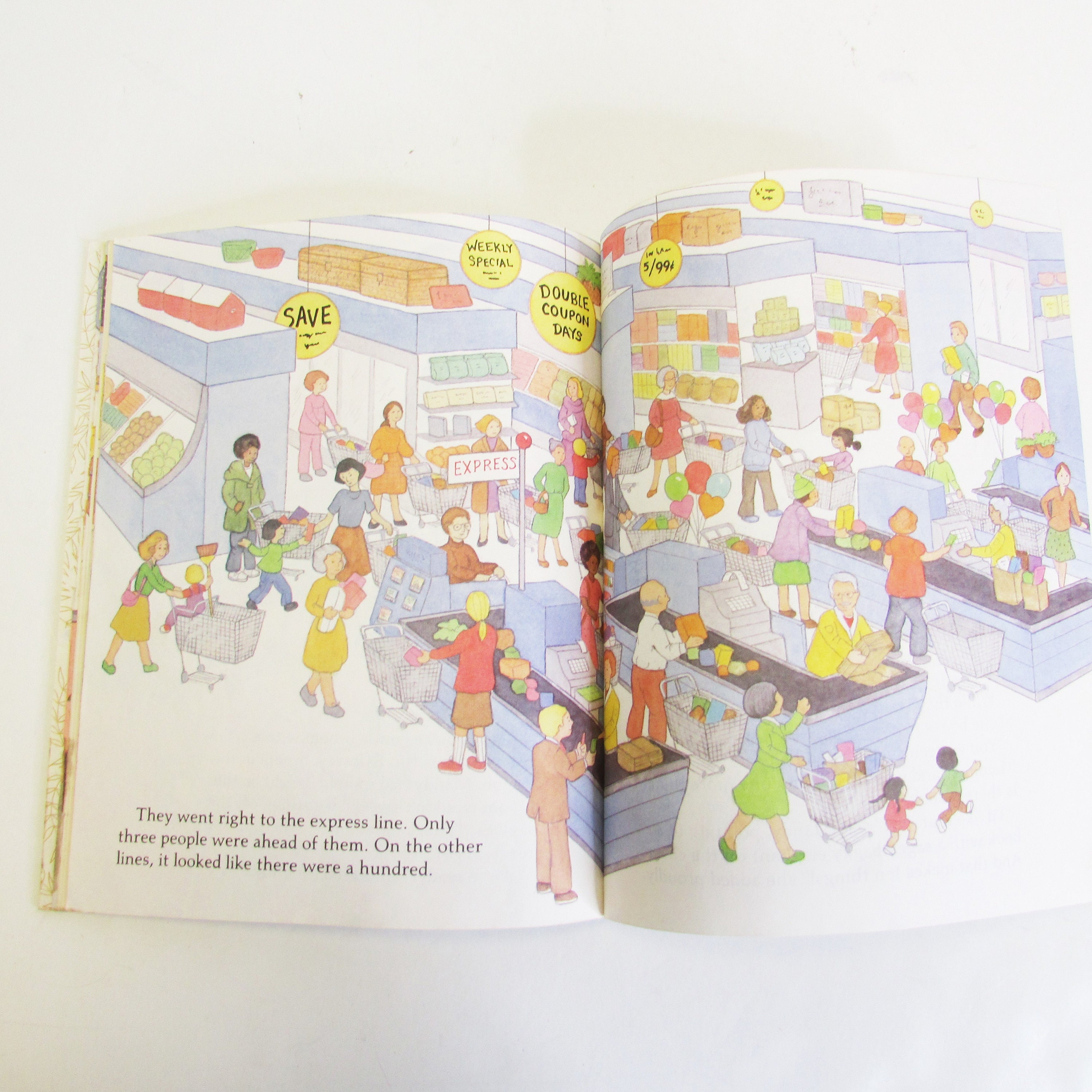 Ten Items or Less A COUNTING Book/vintage Little Golden Book by ...