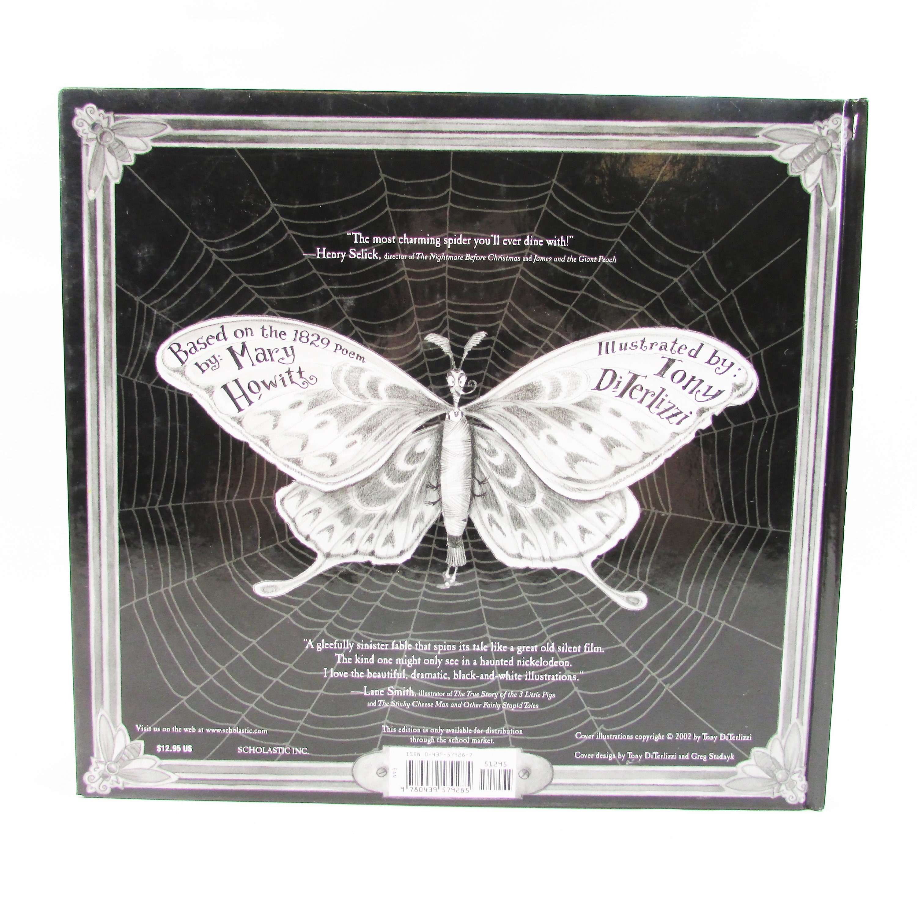The Spider and the Fly Book: Tony Diterlizzi, Caldecott Honor - Etsy