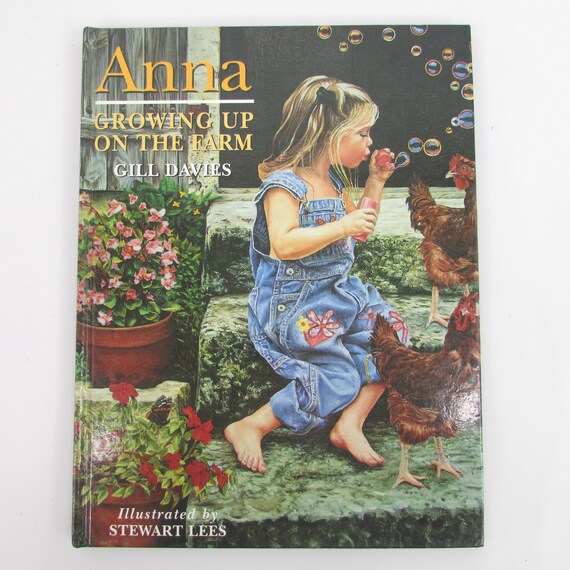 Anna Growing up on the Farm by Gill Davies//large Hardcover - Etsy