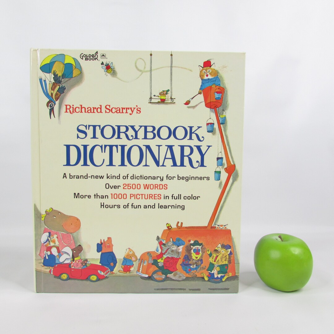 Richard Scarry's STORYBOOK DICTIONARY//A Golden Book Vintage Children's ...
