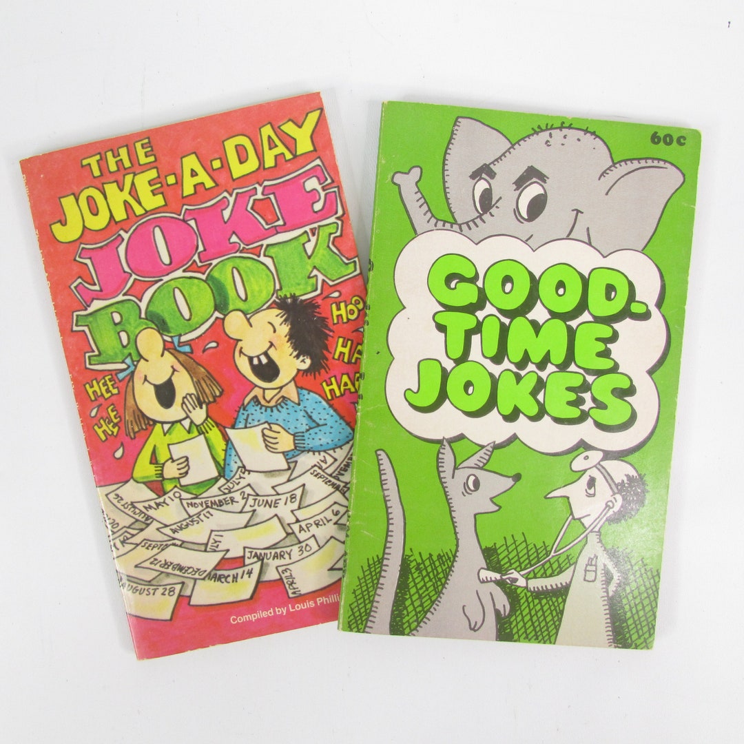 2 Vintage Joke Books//joke-a-day Weekly Reader 365 Jokes/good-time ...
