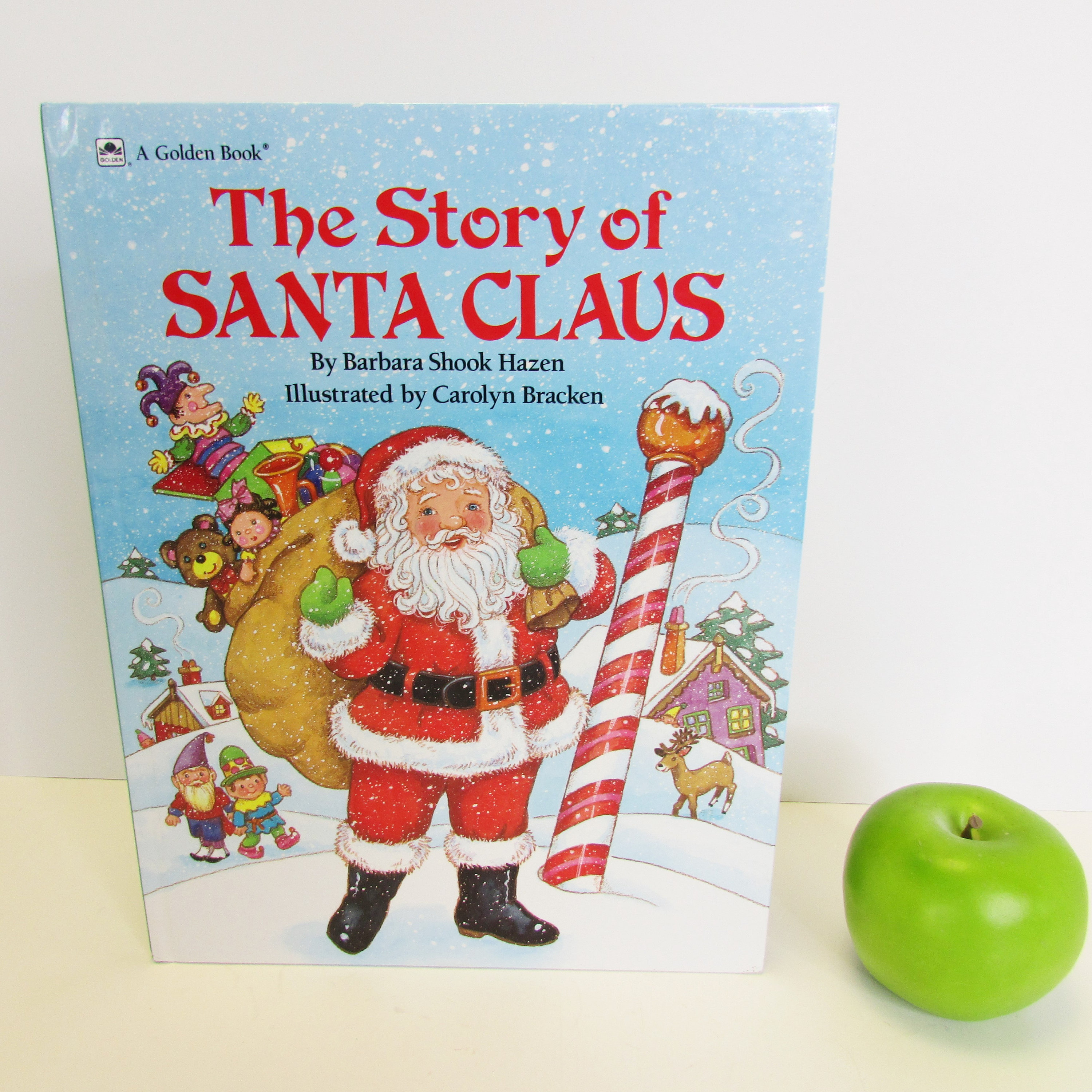 The Story of Santa Claus 1989 Hardcover Large Golden Book//How | Etsy