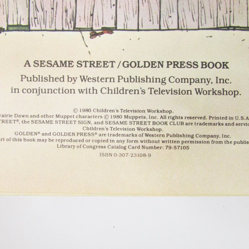 Sesame Street SPECIAL DELIVERY Vintage 1980 Golden Press Hardcover ...
