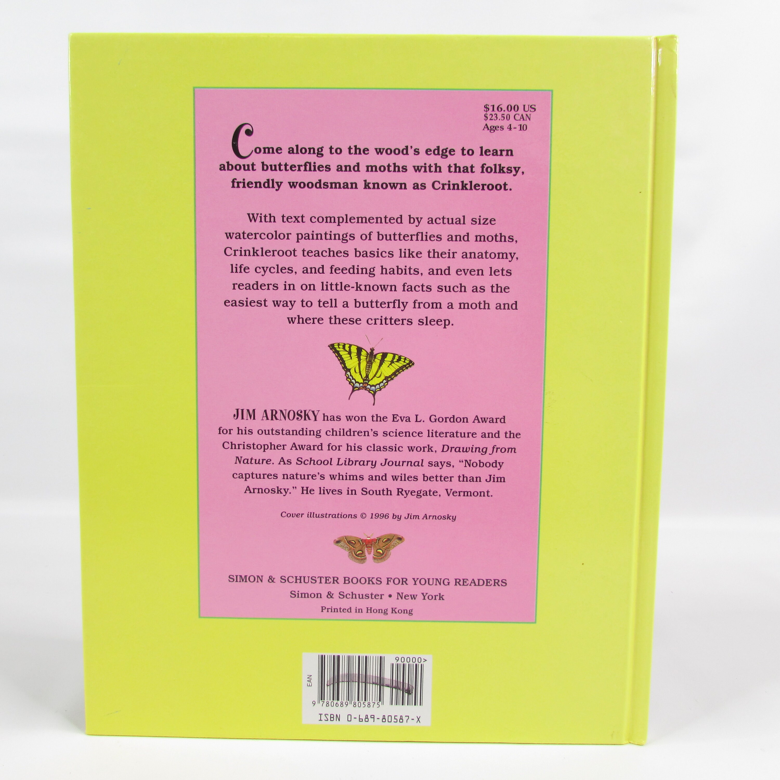Crinkleroot's Guide to Knowing BUTTERFLIES & MOTHS by Jim Arnosky ...