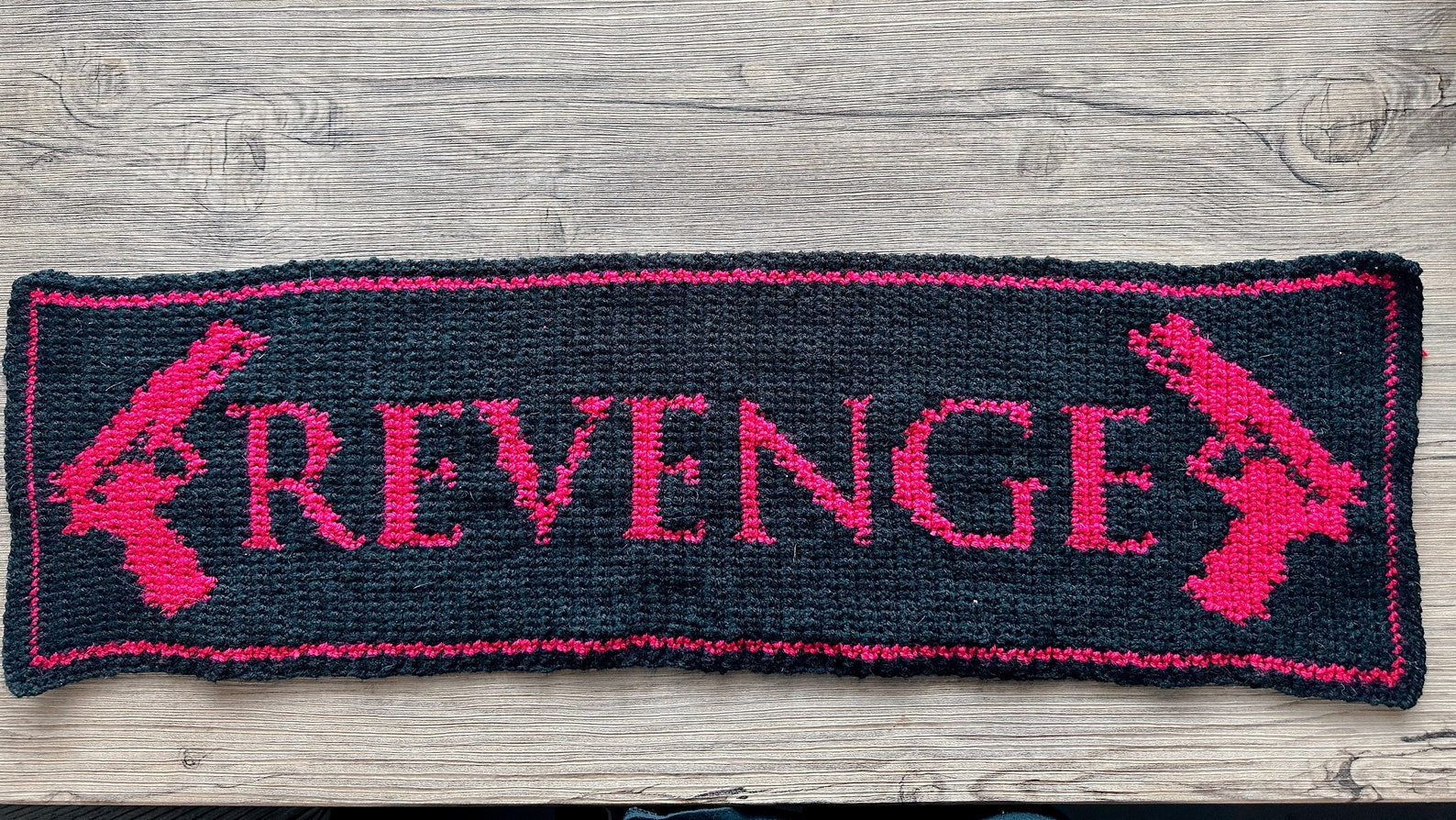 My Chemical Romance Revenge Banner Alpha Crochet Pattern - Etsy