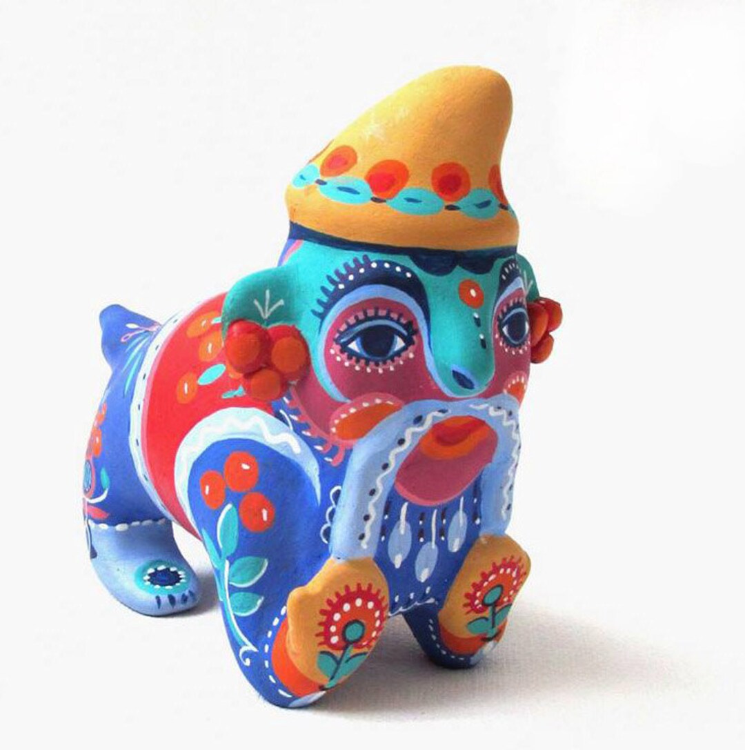 Mr. Rowan Collectible Art Ceramic Home Decor Clay Sculpture - Etsy