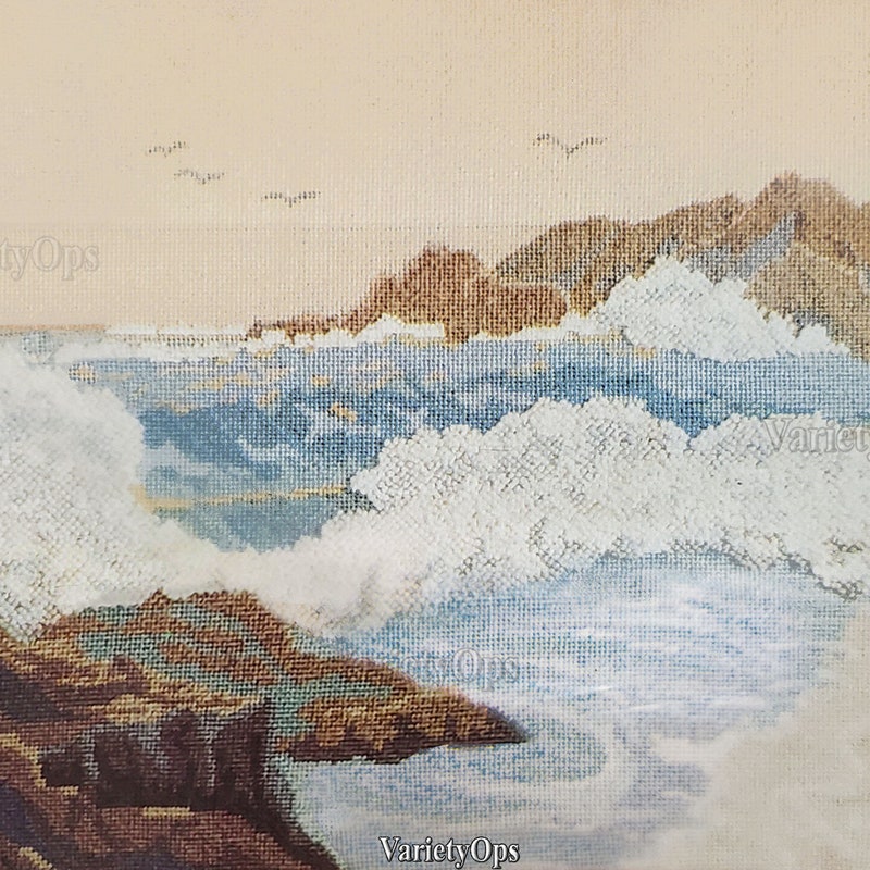 Beach Needlepoint - Etsy