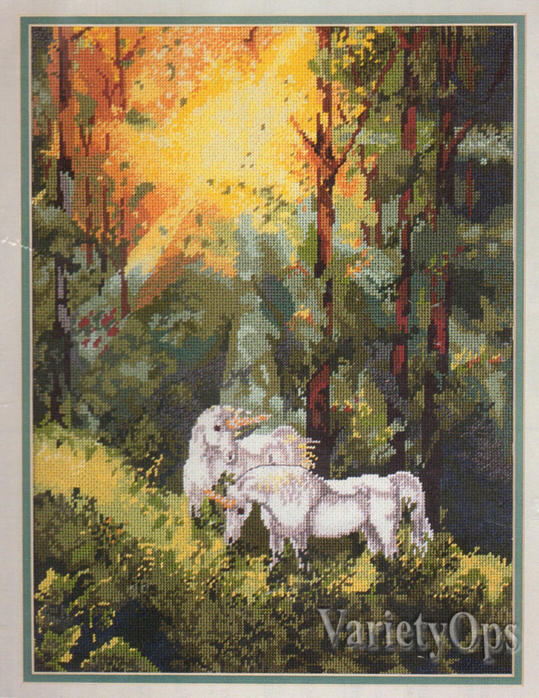 Rare CHANGING LIGHT Needlepoint Kit Candamar Designs Kit Design Fantasy ...