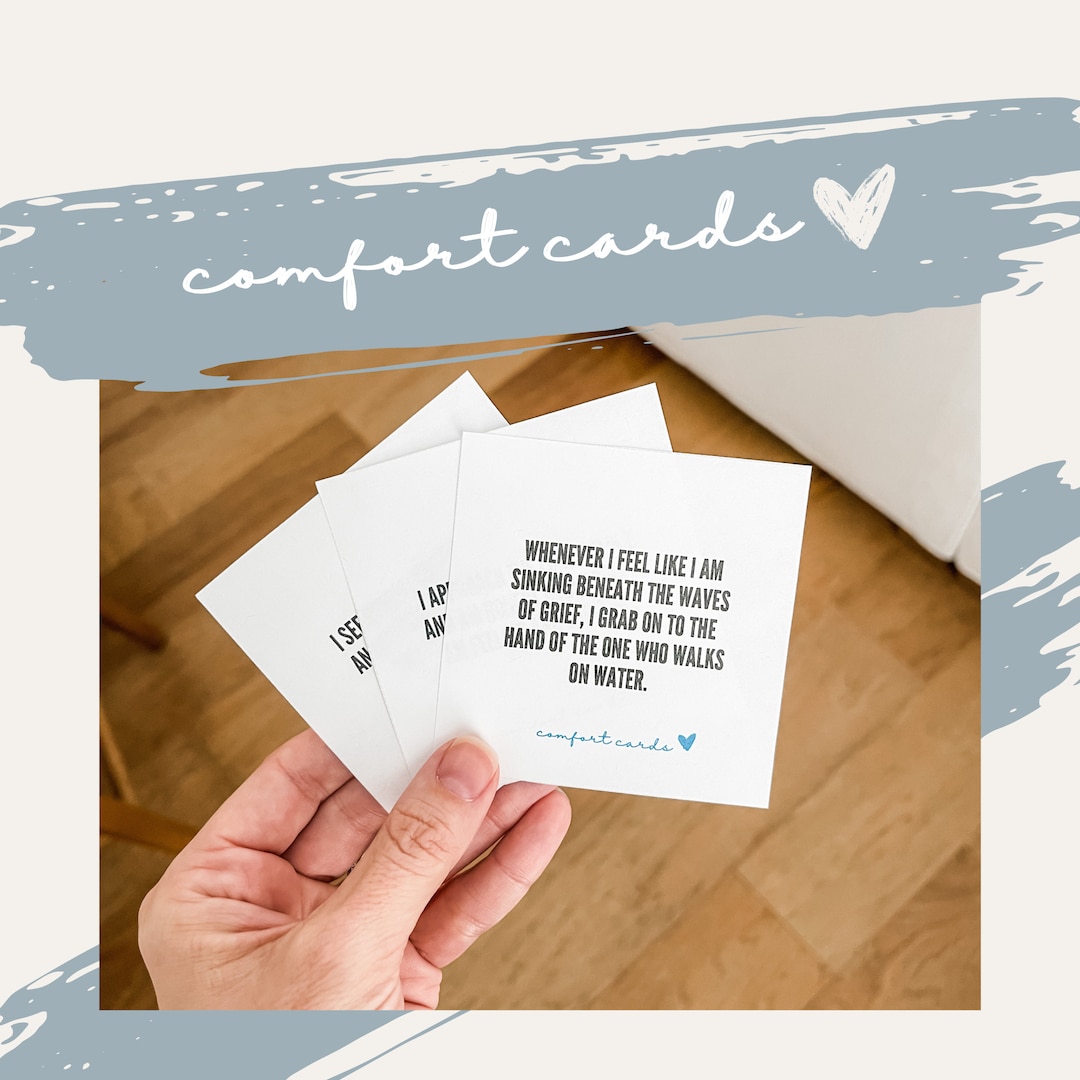 Comfort Cards Printable Comfort Affirmation Cards Comfort Declaration ...