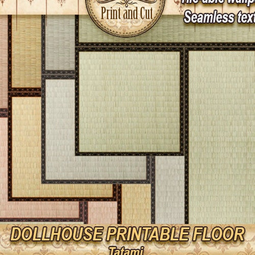 4 Tatami Traditional Floors 4 Shades .repeating Patterns . - Etsy