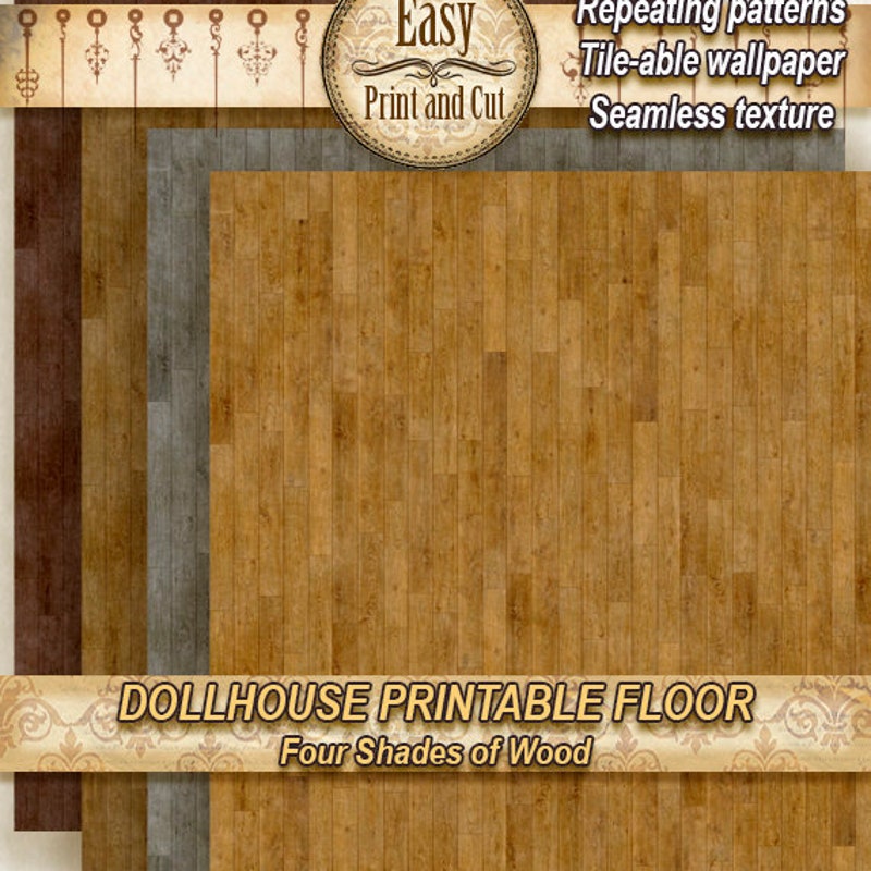 Miniature Wood Floor - Etsy