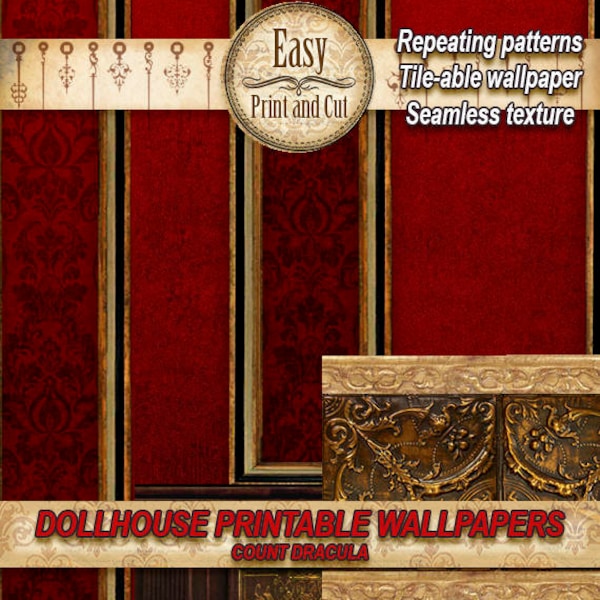 Dollhouse Wallpaper - Etsy