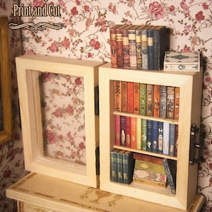 DIY Miniatures Books Covers. Big Books Collections Old - Etsy