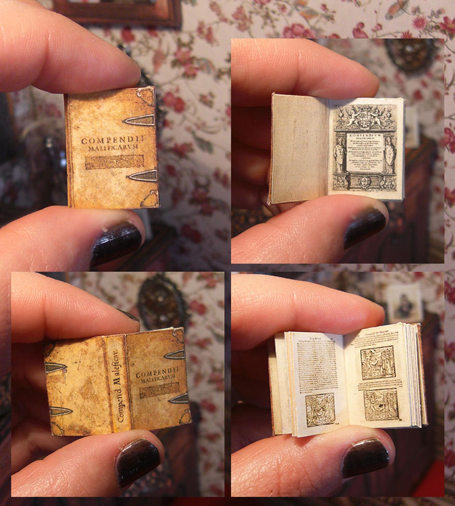 Authentic Inquisition Book . Compendium Maleficarum . Medieval - Etsy