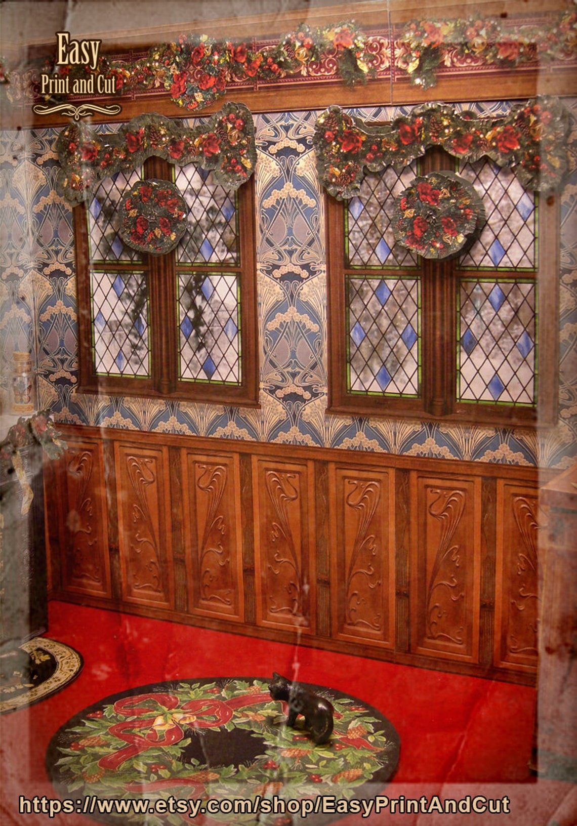 Miniature Windows for 1:12 Scale Dollhouses Dioramas - Etsy