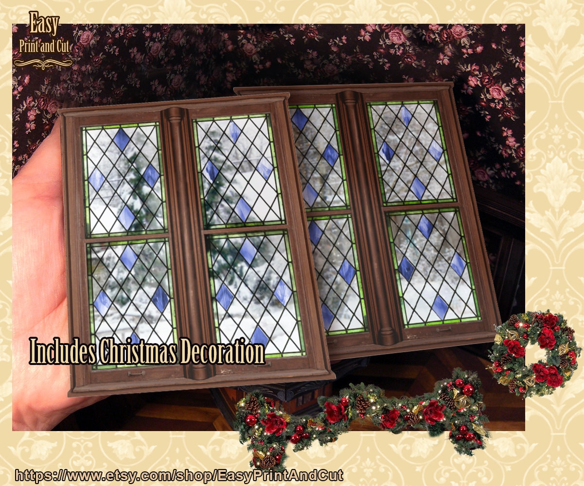 Miniature Windows for 1:12 Scale Dollhouses Dioramas - Etsy