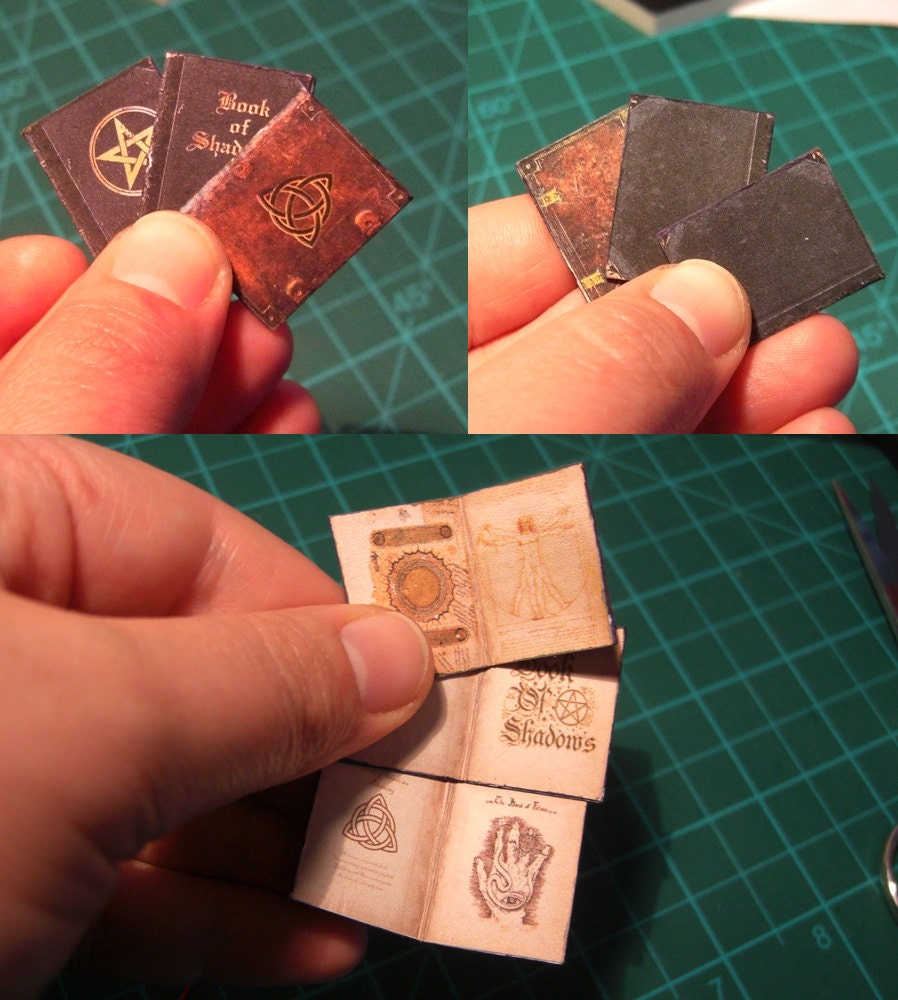 DIY Printable Magic Books Covers. First /last Pages. Book of - Etsy