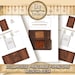 Miniature Medieval Desk, for 1:12 Scale Doll Houses, Dioramas, Roombox ...