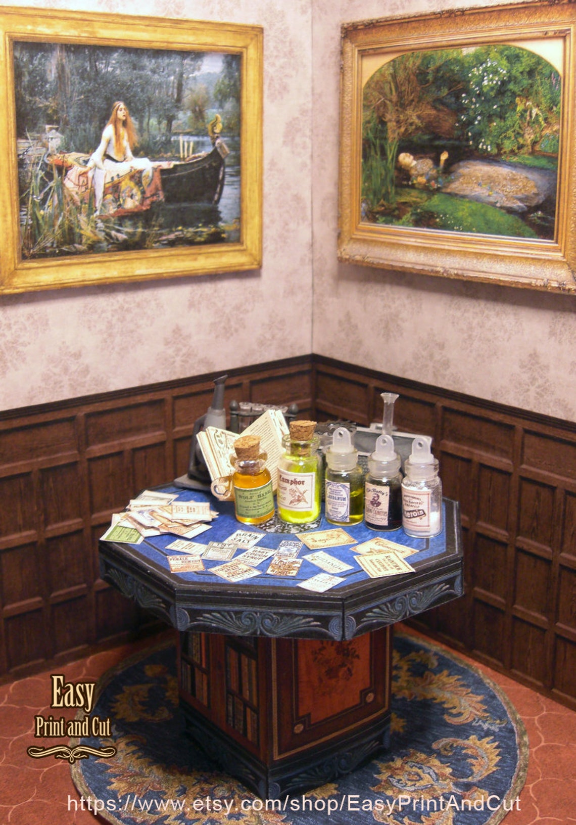 Printable Medicines Labels 1/12 Miniature Dollhouse Medical - Etsy