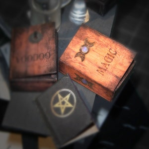 Witch Magic Box Set, Scale 1:12, Miniature Dollhouse, Wicca Tools and ...