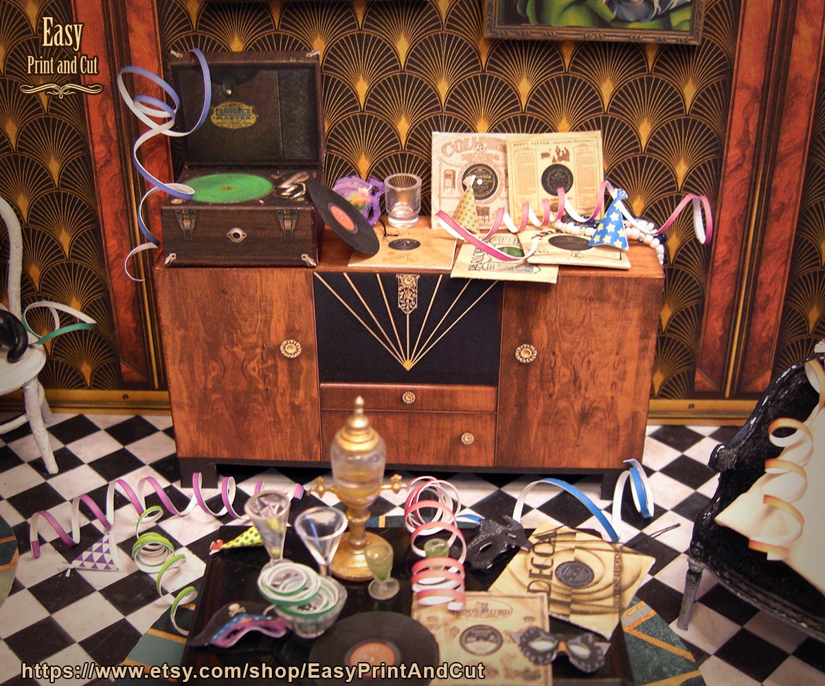 Miniature Reproduction of an Art Deco 20s Sideboard for 1/12 - Etsy