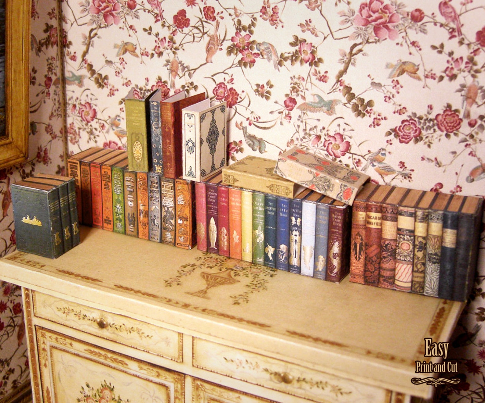 DIY Miniatures Books Covers. Big Books Collections Old - Etsy