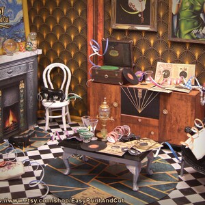 Miniature Party Set, Masks, Hats and Streamers Paper Serpentine ...