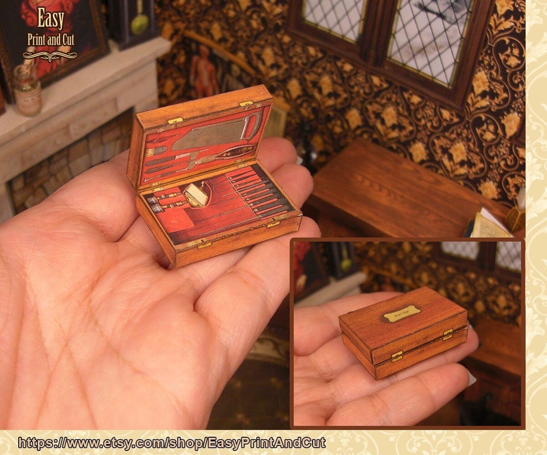Miniature Victorian Surgical Medical Kit Case, Surgical Instruments ...