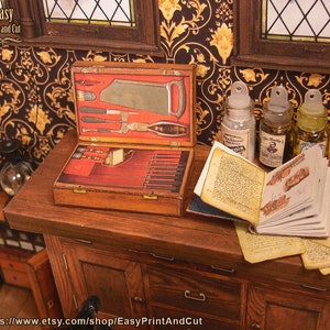 Miniature Victorian Surgical Medical Kit Case, Surgical Instruments ...