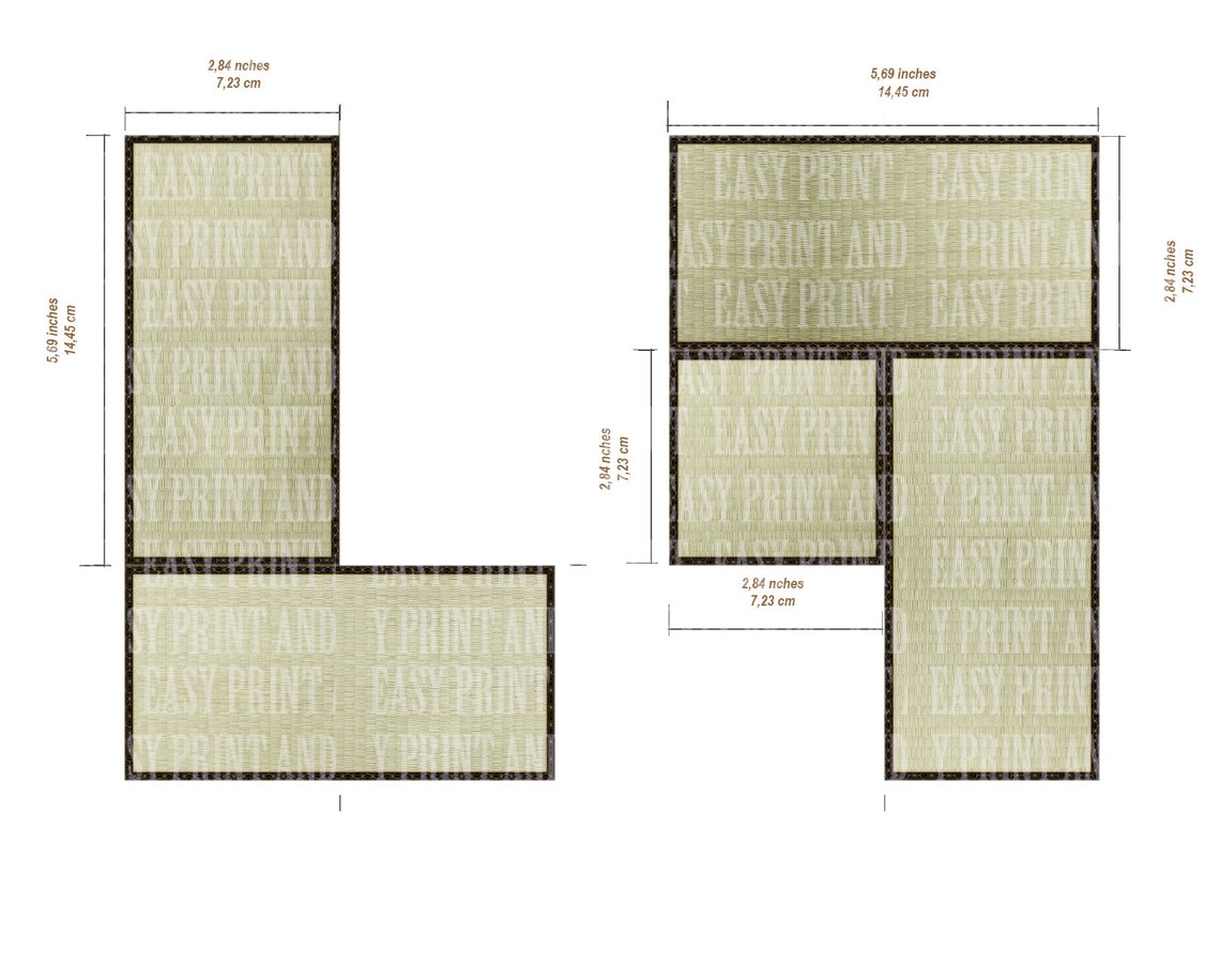 4 Tatami Traditional Floors 4 Shades .repeating Patterns . - Etsy