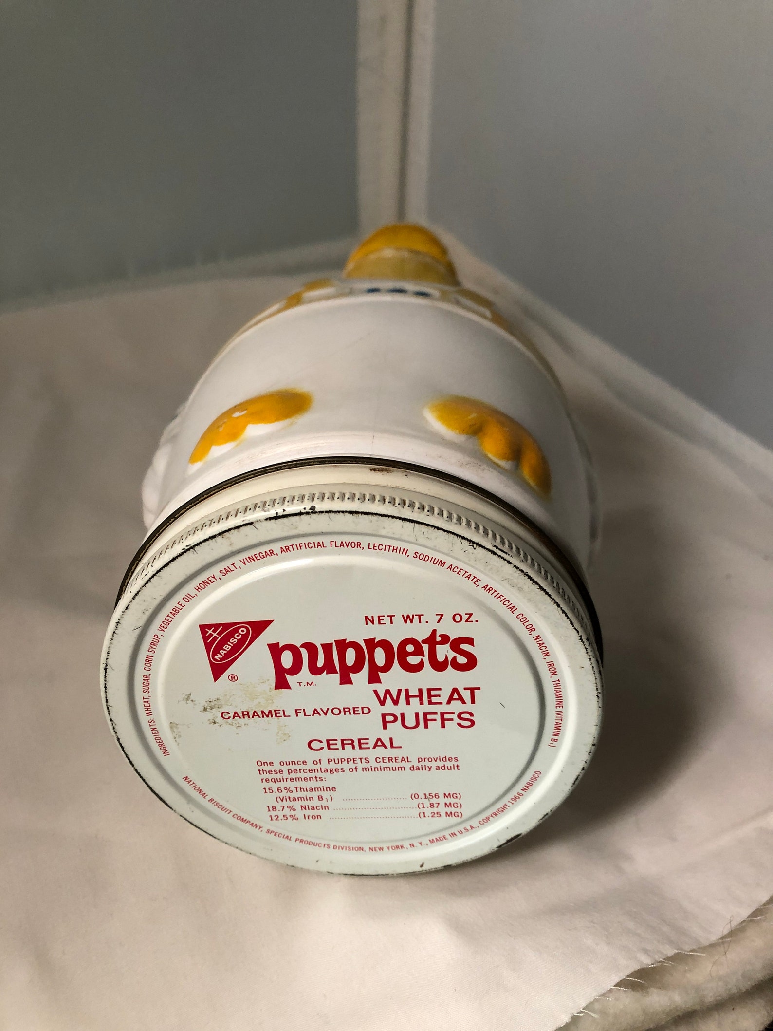 Donald Duck Nabisco Puppets Wheat Puffs Cereal Bank - Etsy