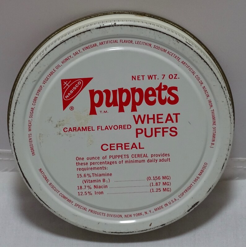 Donald Duck Nabisco Puppets Wheat Puffs Cereal Bank - Etsy