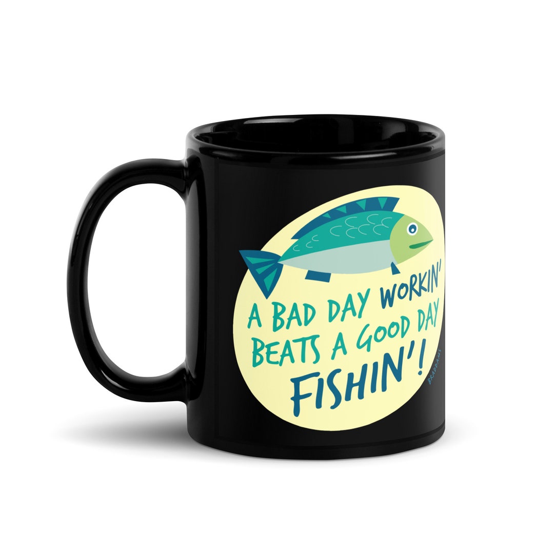 Bad Day Workin' Coffee Mug Black - Etsy